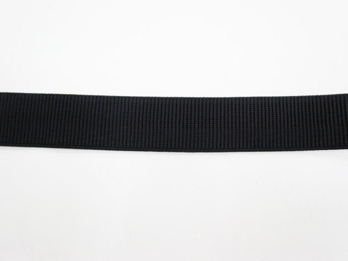 Budget Elastic 32mm Ribbed Black