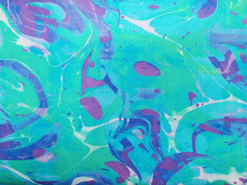 Colour Wheel- Marble- Pool | Natural Fibre Fabrics Fabric Online